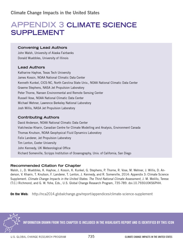 NCA3 Full Report Appendix 3 Climate Science Supplement LowRes | PDF ... NCA3 Full Report Appendix 3 Climate Science Supplement LowRes | PDF ...