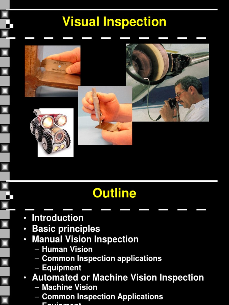 Intro To Visual Inspection | PDF | Visual Acuity | Contrast (Vision)
