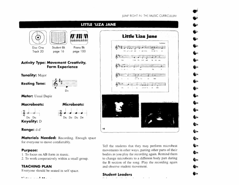 Little Liza Jane | PDF