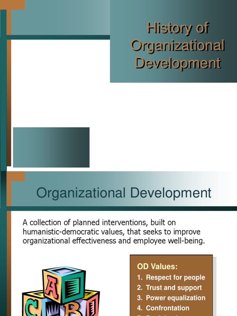 History of Organizational Development | Organization Development ...