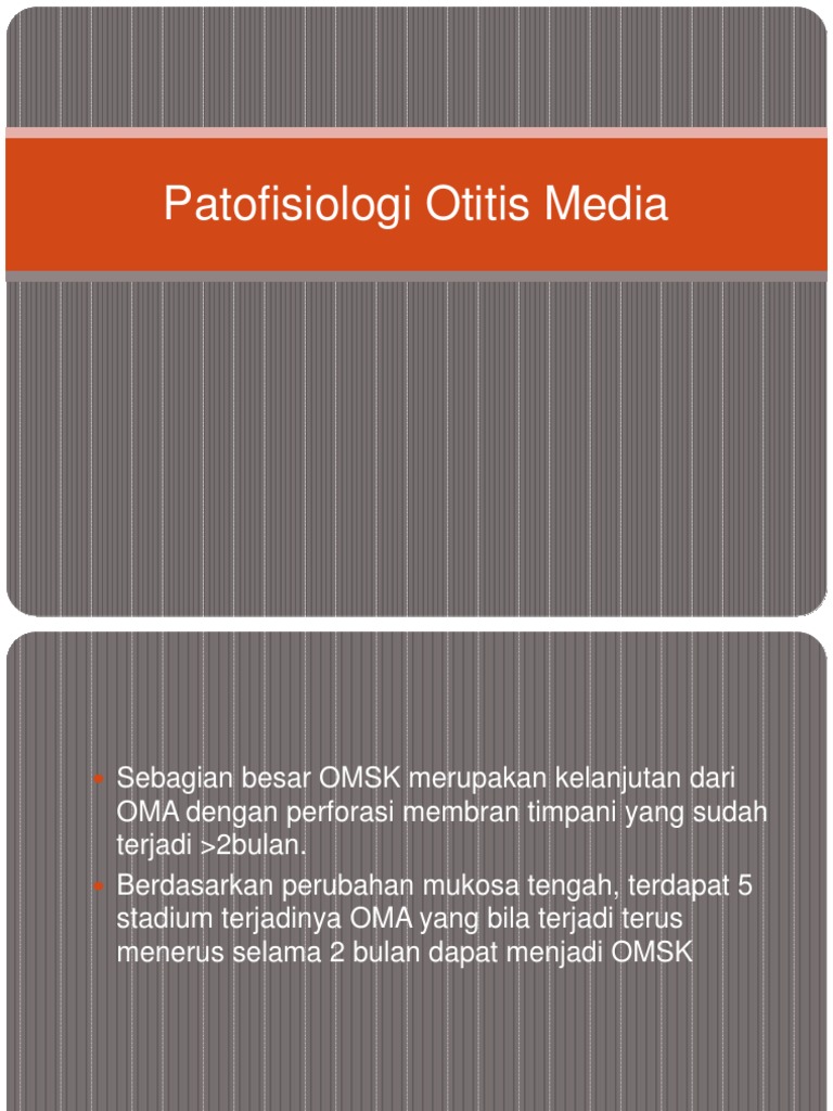 Patofisiologi Otitis Media | PDF