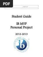 IB Personal Project Ideas 1 | PDF