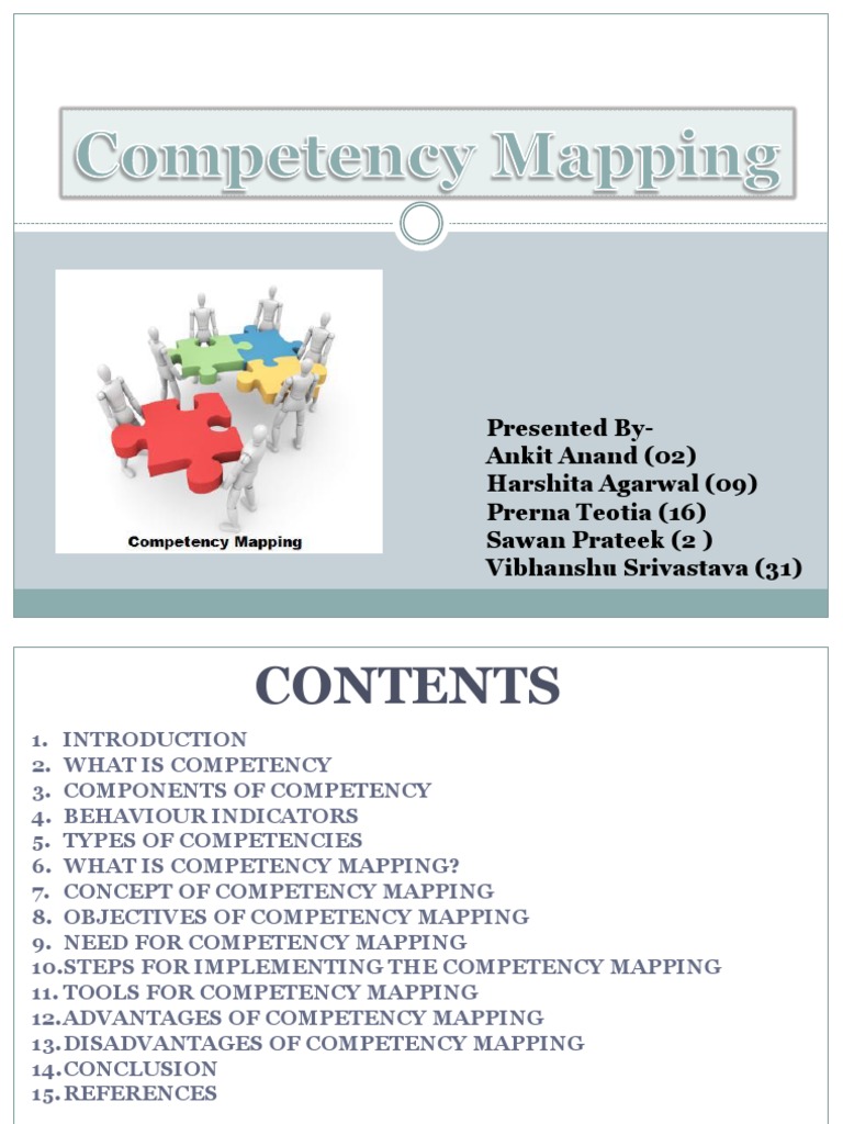 Competency Mapping | Download Free PDF | Competence (Human Resources ...