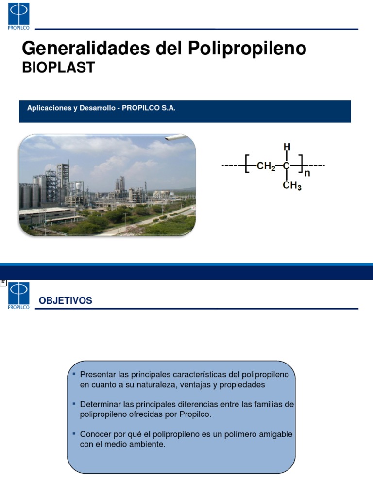 Polipropileno Propilco | PDF | Polietileno | El plastico