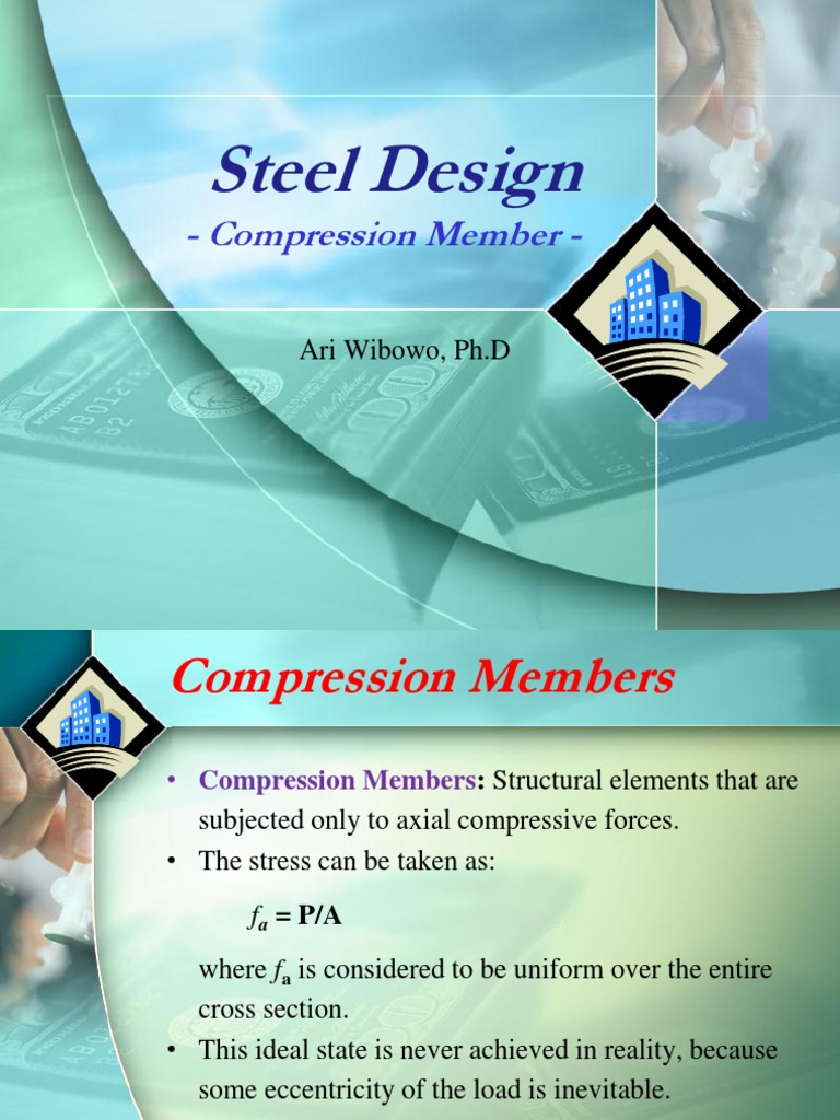 Compression Member Design in Steel Structures | PDF | Buckling | Column