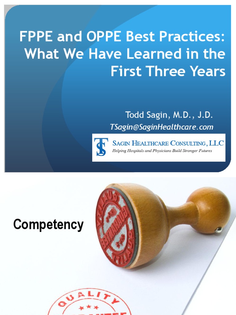 FPPE_OPPE Best Practices | Joint Commission | Credential