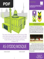Surau Floor Plan Design Overview | PDF