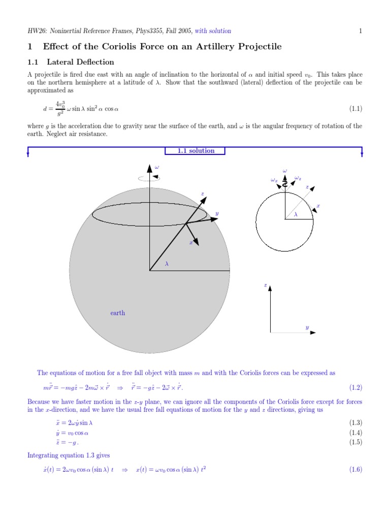 Coriolis 2 | PDF | Temporal Rates | Mechanics