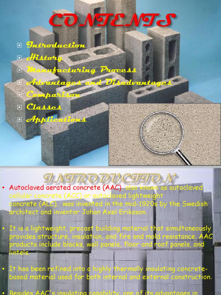 Aac | PDF | Building Engineering | Manmade Materials