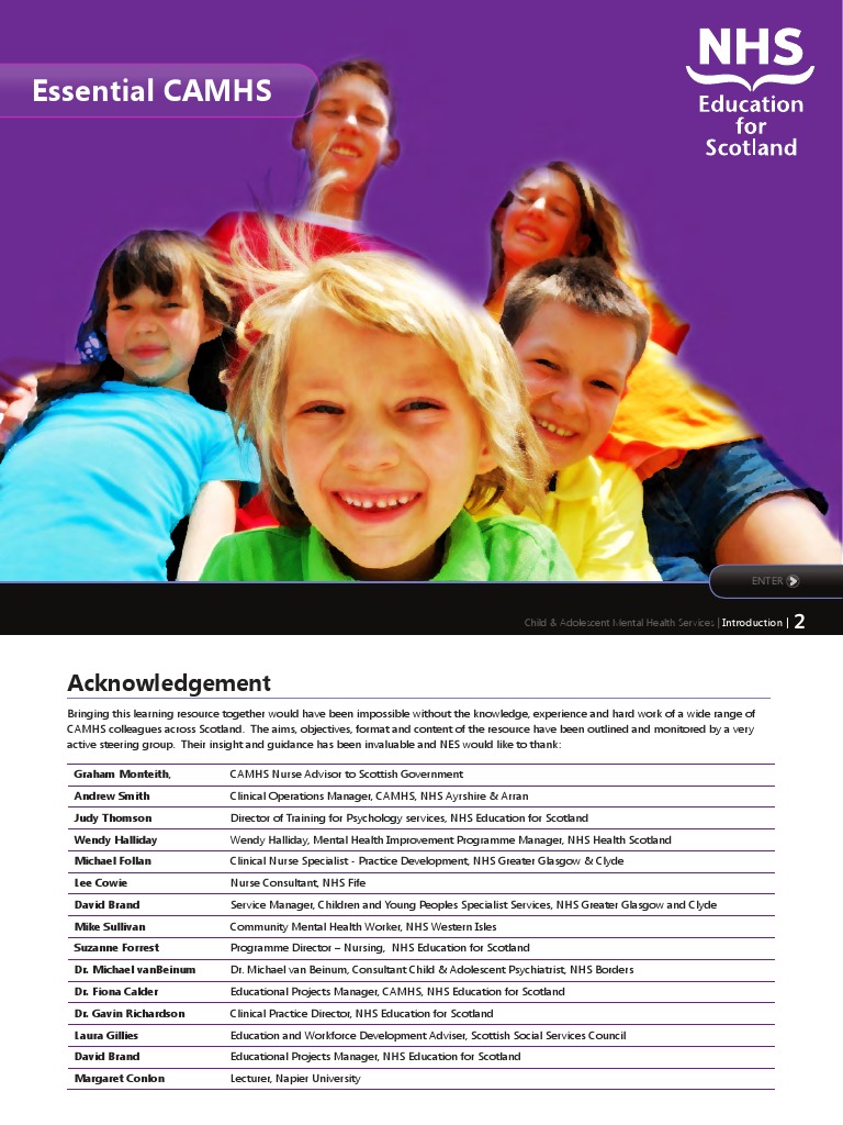 Essential CAMHS Training Resource | PDF | Attachment Theory | Child ...