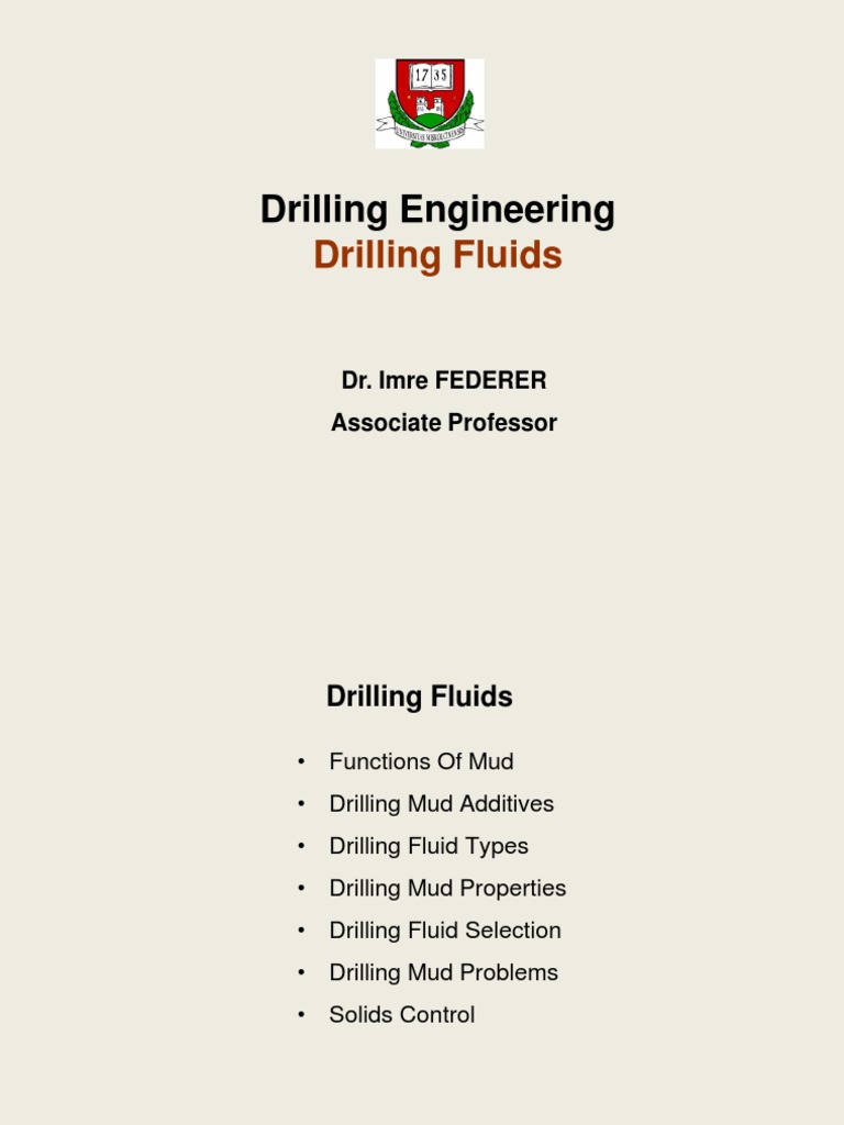 Drilling Fluids and Additives Guide | PDF | Casing (Borehole) | Shear Stress