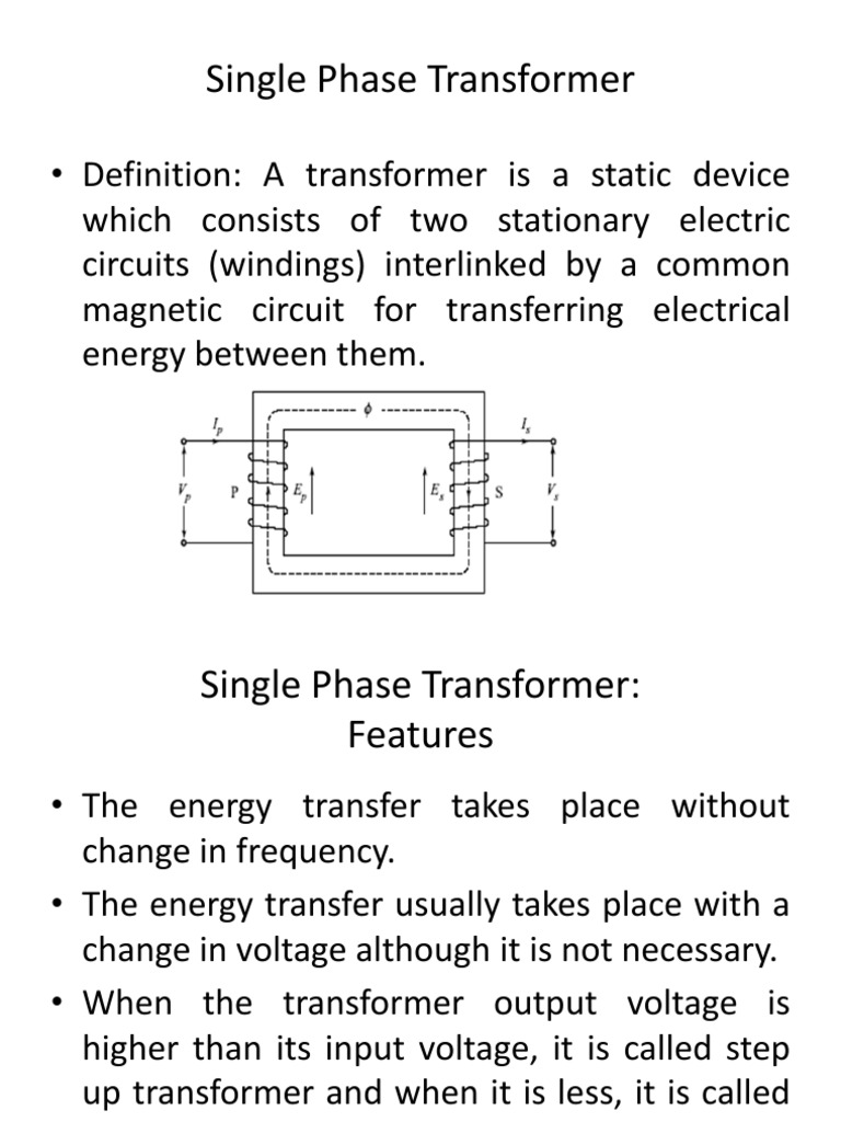 Single Phase Transformer | PDF