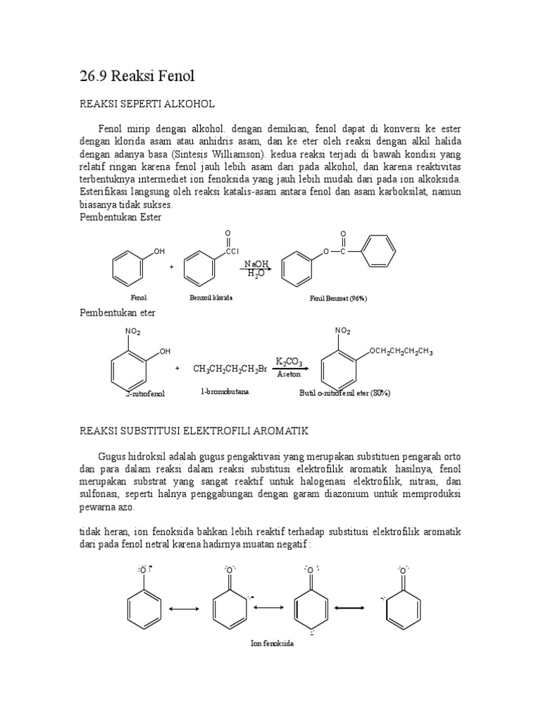 Reaksi Fenol | PDF