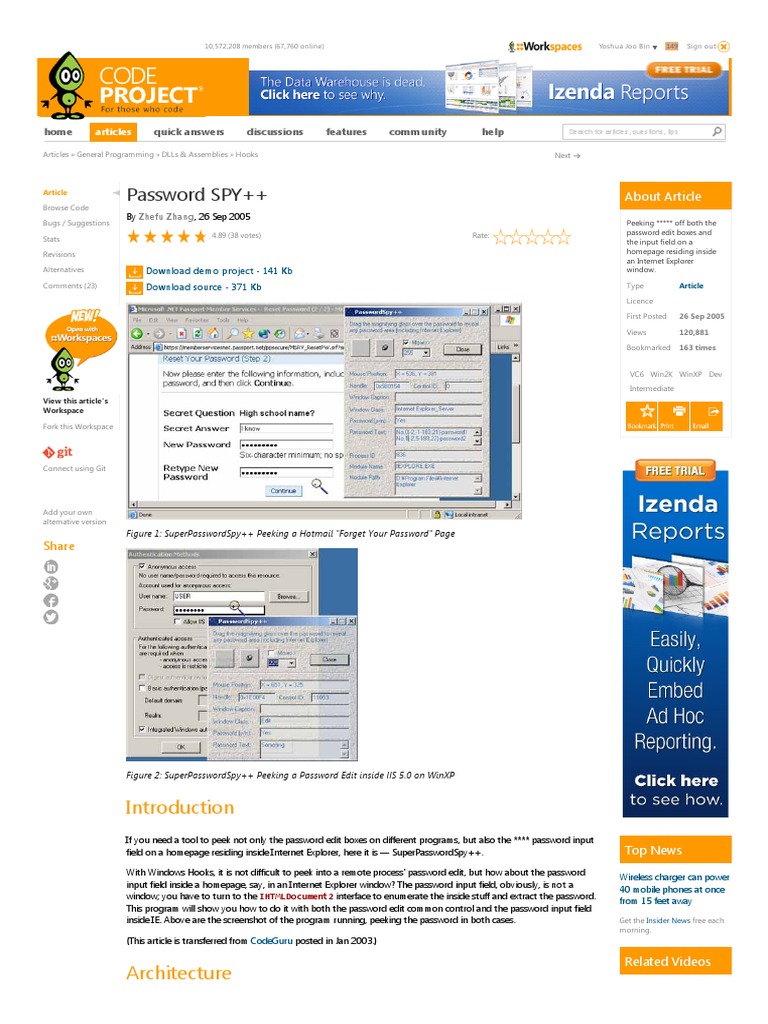 Password Spy Codeproject Pdf Command Line Interface System Software