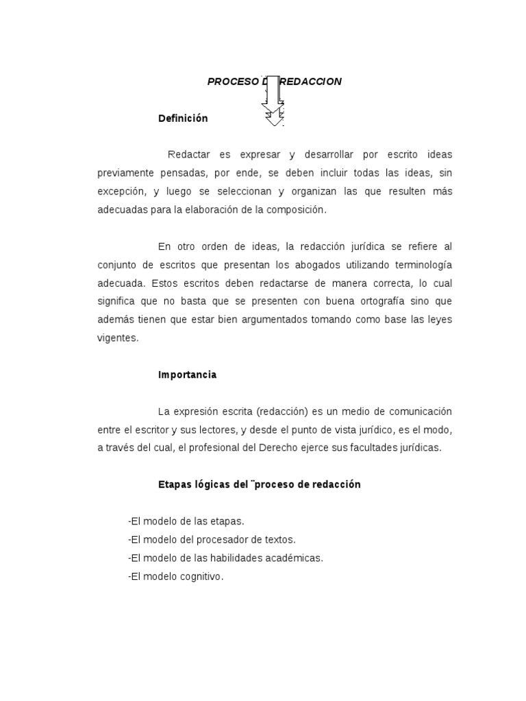 Proceso de Redaccion de Documentos Juridicos | PDF | Información | Escritura