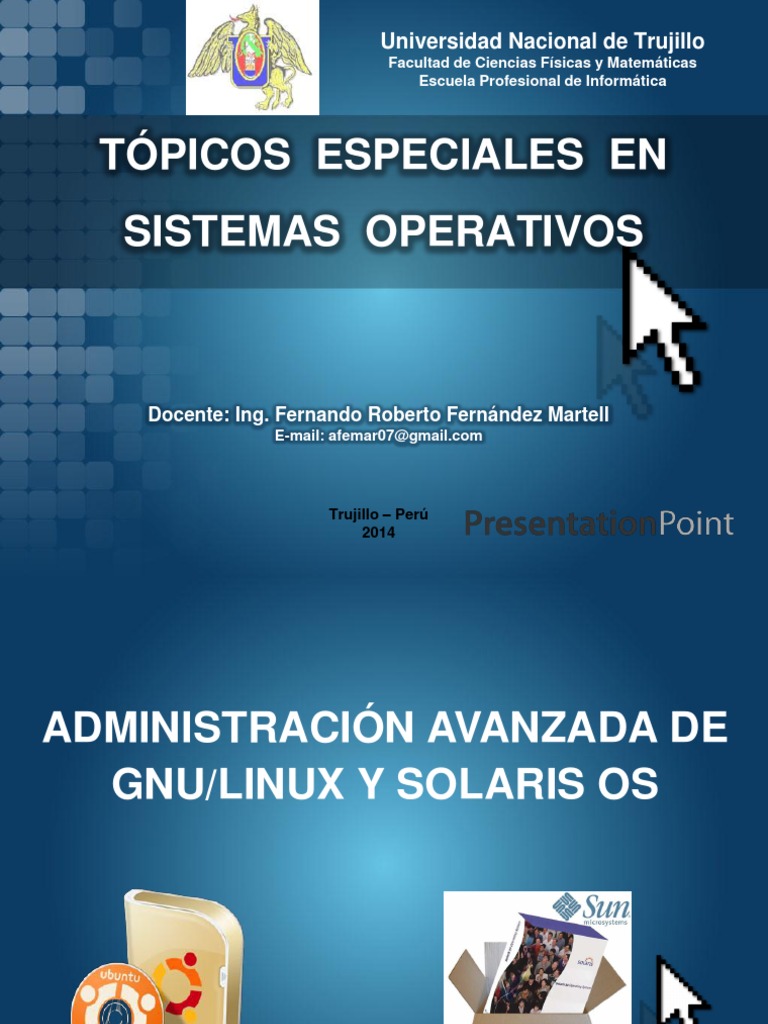 Modulo I - Topicos Especiales Sistemas Operativos | PDF | Distribución de software de Berkeley ...
