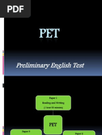 Past Papers PET Tests | PDF