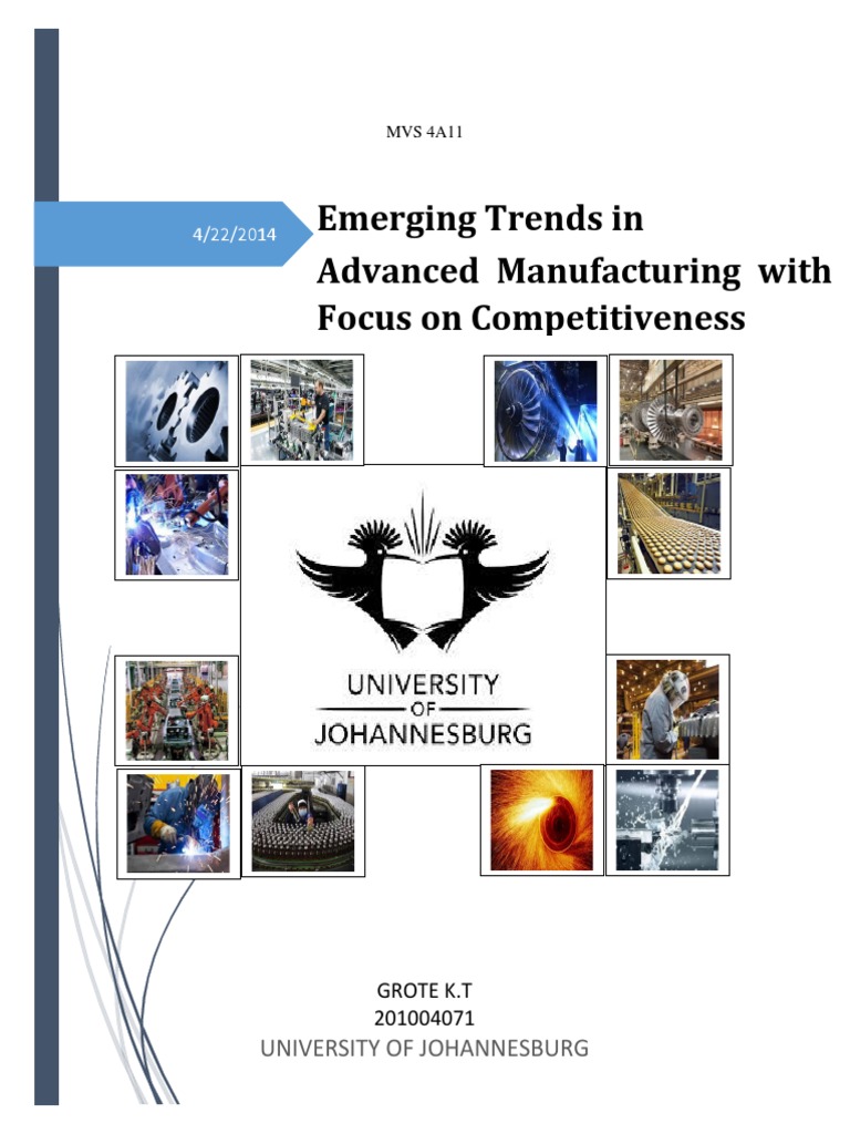 Advanced Manufacturing Trends & Competitiveness | PDF | Competitiveness ...
