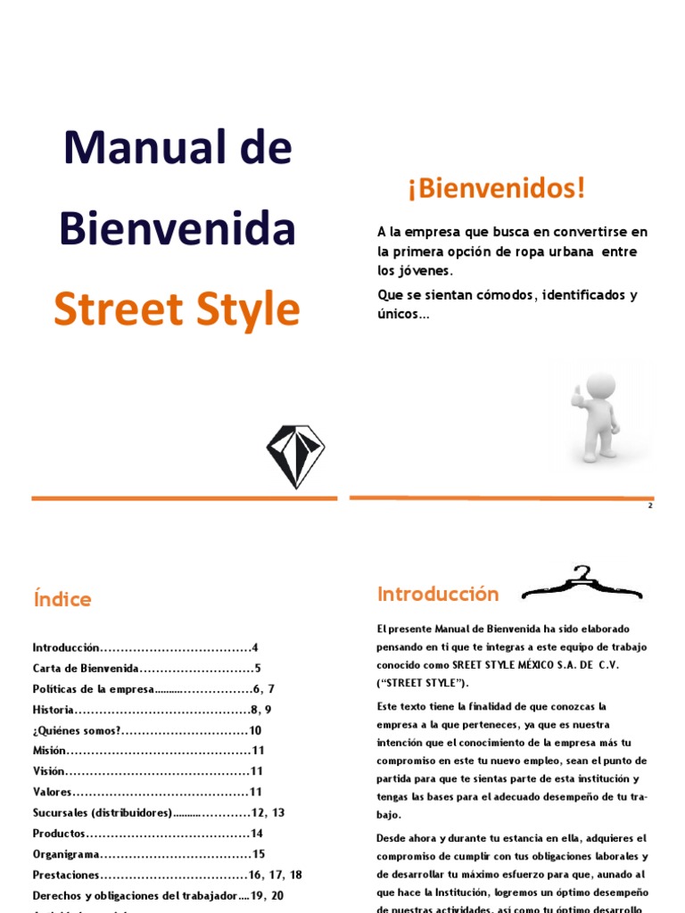 Manual de Bienvenida | PDF | Marca | Derecho laboral