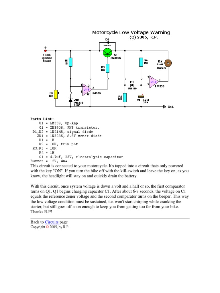 Motorcycle Volt | PDF | Computers | Technology & Engineering