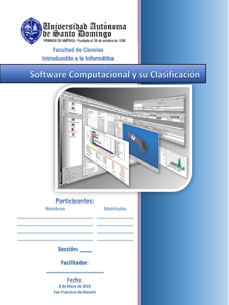 Software Computacional y Su Clasificación | PDF | Programa de computadora | Programación