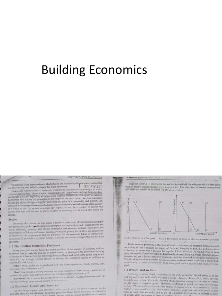 Building Economics