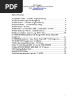 Gas Cylinder Size Praxair | PDF | Volume | Physical Quantities