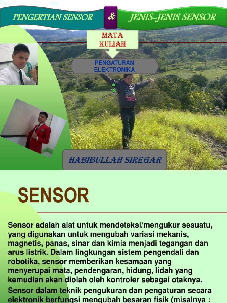 Pengertian Dan Jenis-Jenis Sensor | PDF