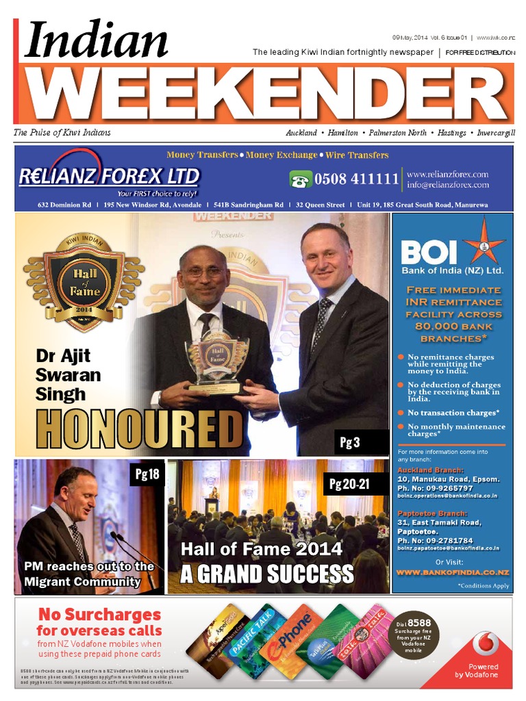 Indian Weekender Vol.6 Issue 01 | PDF | Fair Trade | Immigration