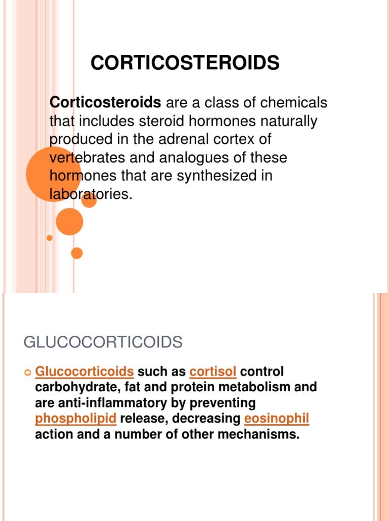 Corticosteroids | PDF | Corticosteroid | Endocrinology