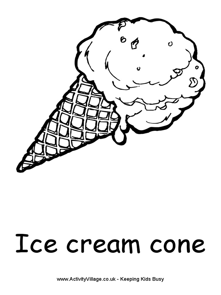 Ice Cream Cone Activities for Kids | PDF
