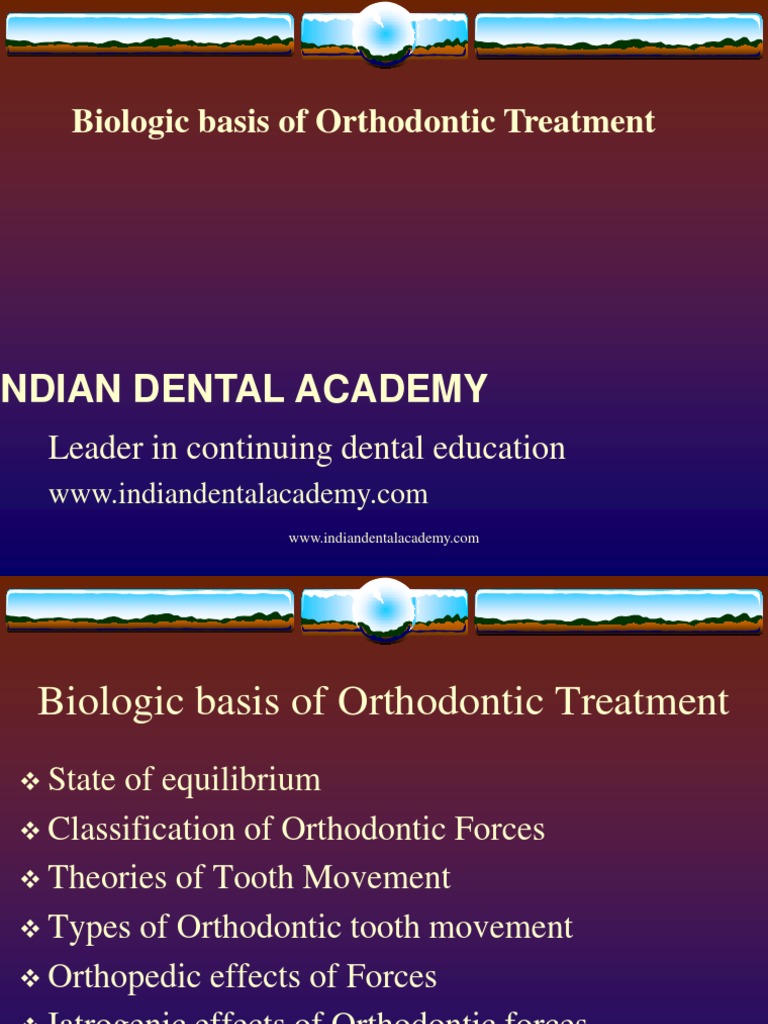 Biologic Basis Tooth Movement-Ortho / Orthodontic Courses by Indian ...