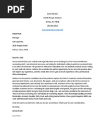 Cover Letter To IOM | PDF