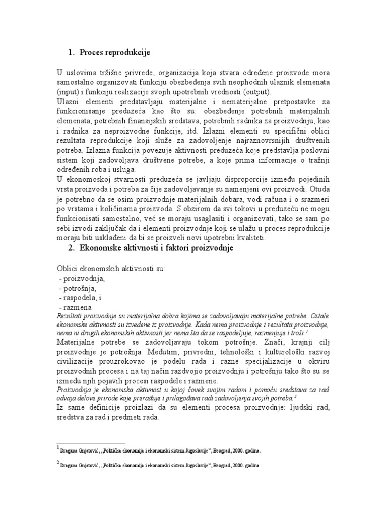 Radna Snaga Kao Roba | PDF