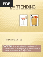 Cocktail Cheat Sheet | PDF | Martini (Cocktail) | Bartending