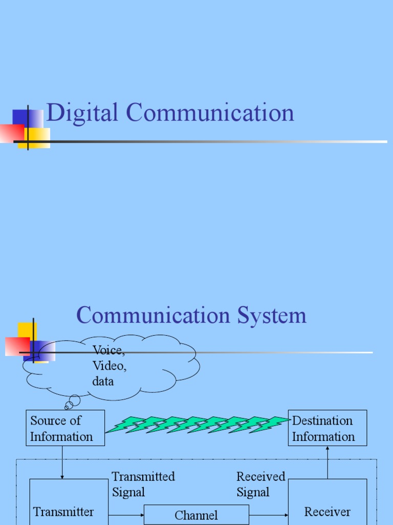 Digital Communication- Introduction | Sampling (Signal Processing ...