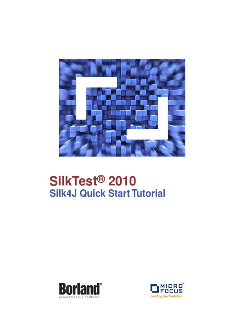Silk4J QuickStartGuide en | PDF | Web Browser | Eclipse (Software)
