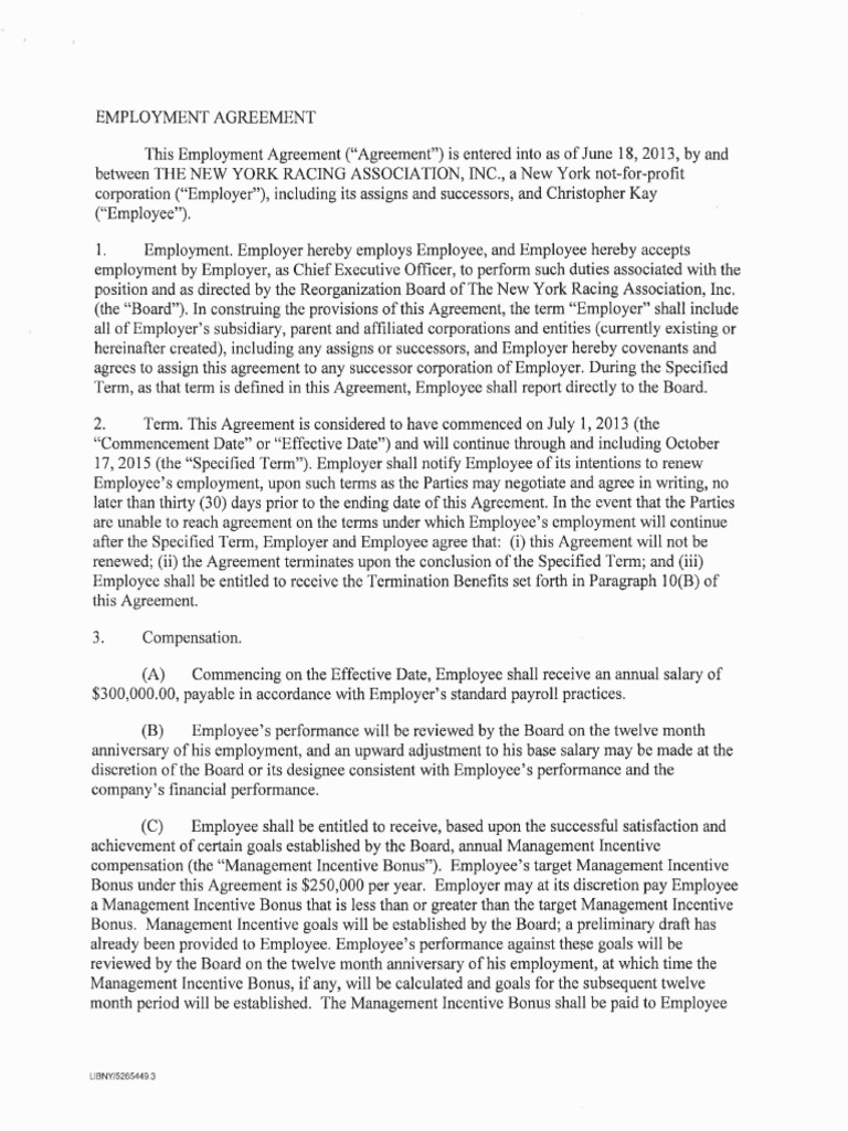 CK Contract | Employment | Breach Of Contract