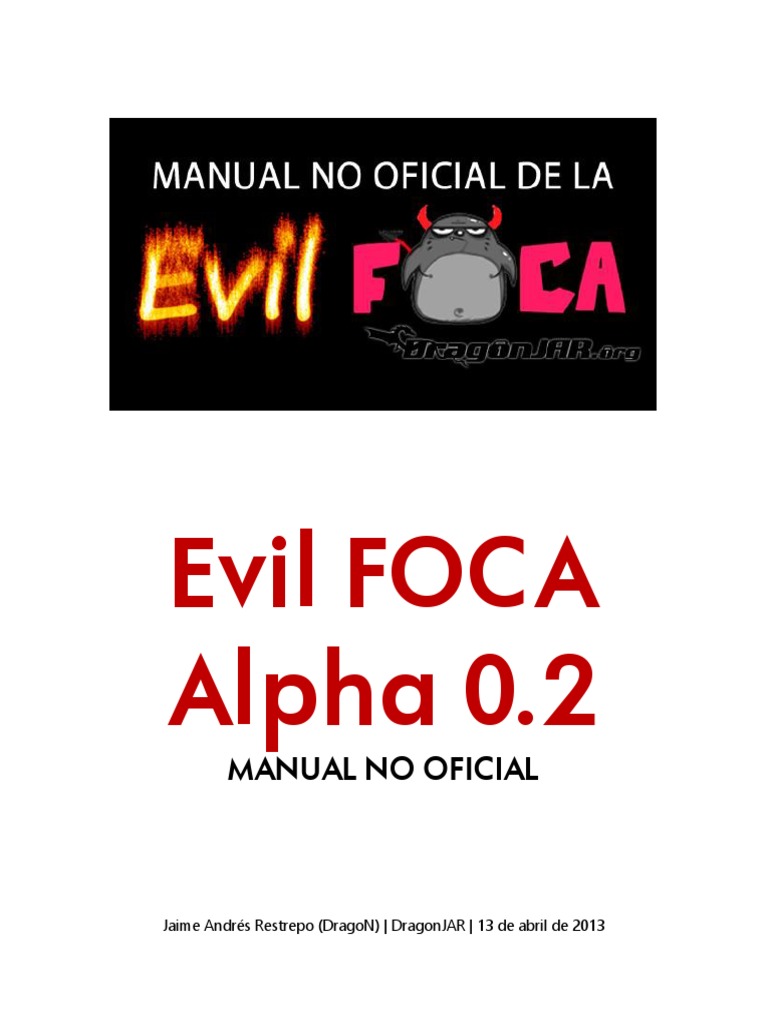 Evil FOCA Alpha 0.2. Manual No Oficial (Jaime Andrés Restrepo) | PDF ...