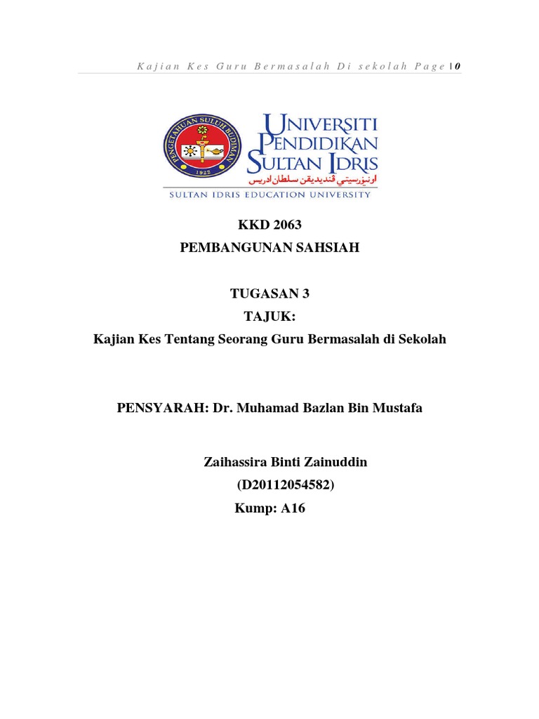 Kajian Kes 1 | PDF