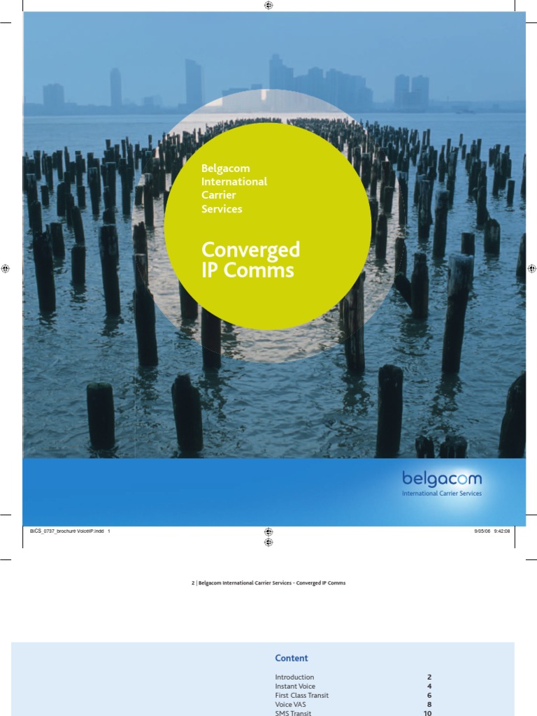 Brochure IP Comms | PDF | Voice Over Ip | Telecommunications Infrastructure