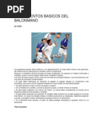 Reglas Basicas Del Handball | PDF | Deportes y actividades al aire libre