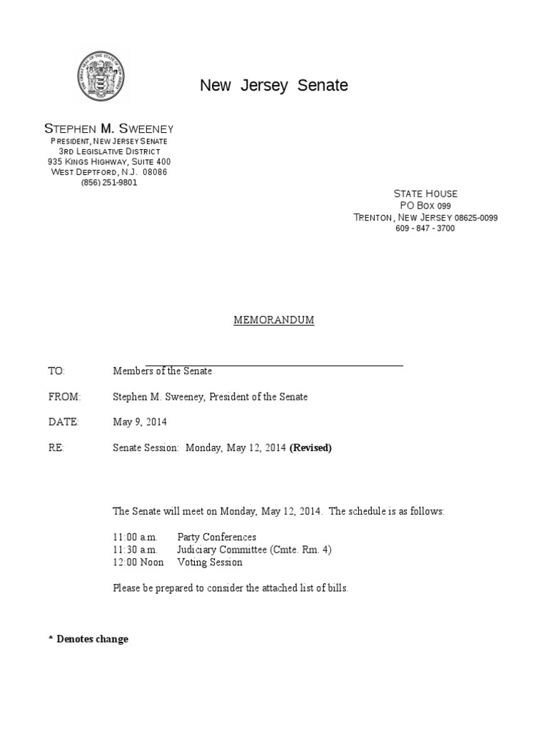 Senate Board List For May 12, 2014 | PDF | Politics Of The United ...