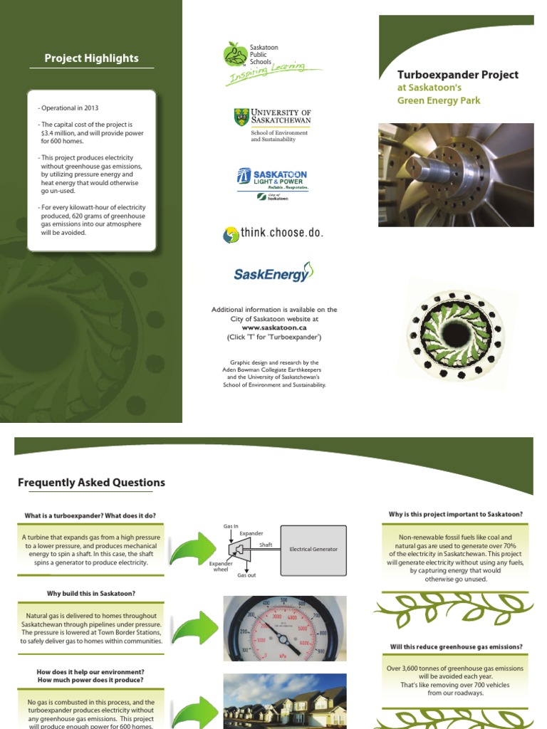 Turboexpander Brochure | PDF | Natural Gas | Fuels