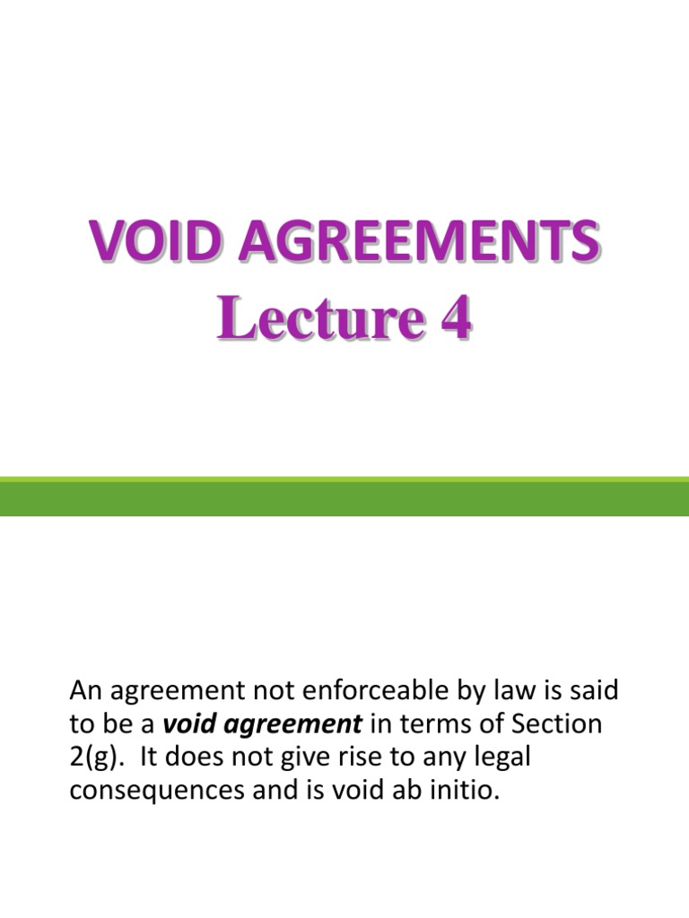 Void Agreements | PDF | Guarantee | Indemnity