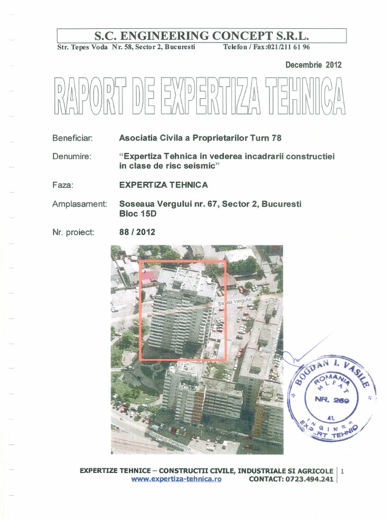 Raport de Expertiza Tehnica | PDF