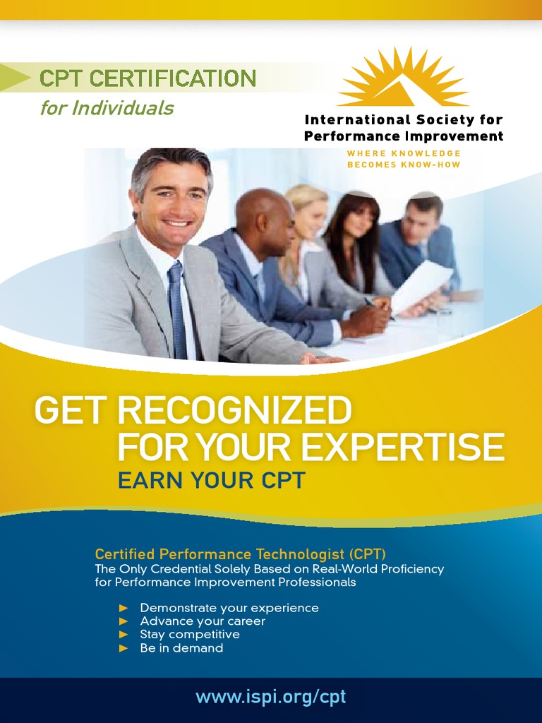 Get Recognized For Your Expertise: CPT Certification | PDF | Business ...