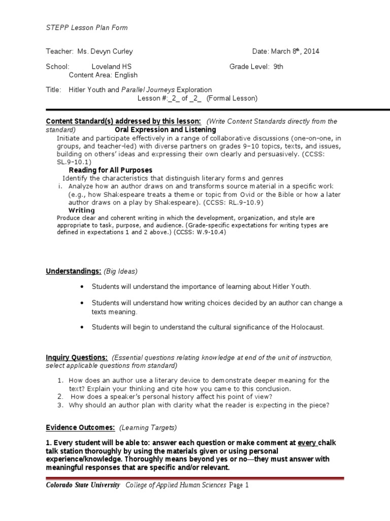 Lesson Plan 2 | PDF | Lesson Plan | Semiotics