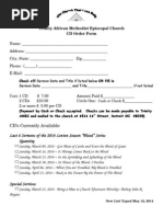 Blank Monthly Church Report Form | PDF