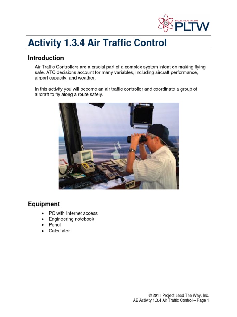 1 3 4 A Airtrafficcontrol | PDF | Air Traffic Control | Airplane